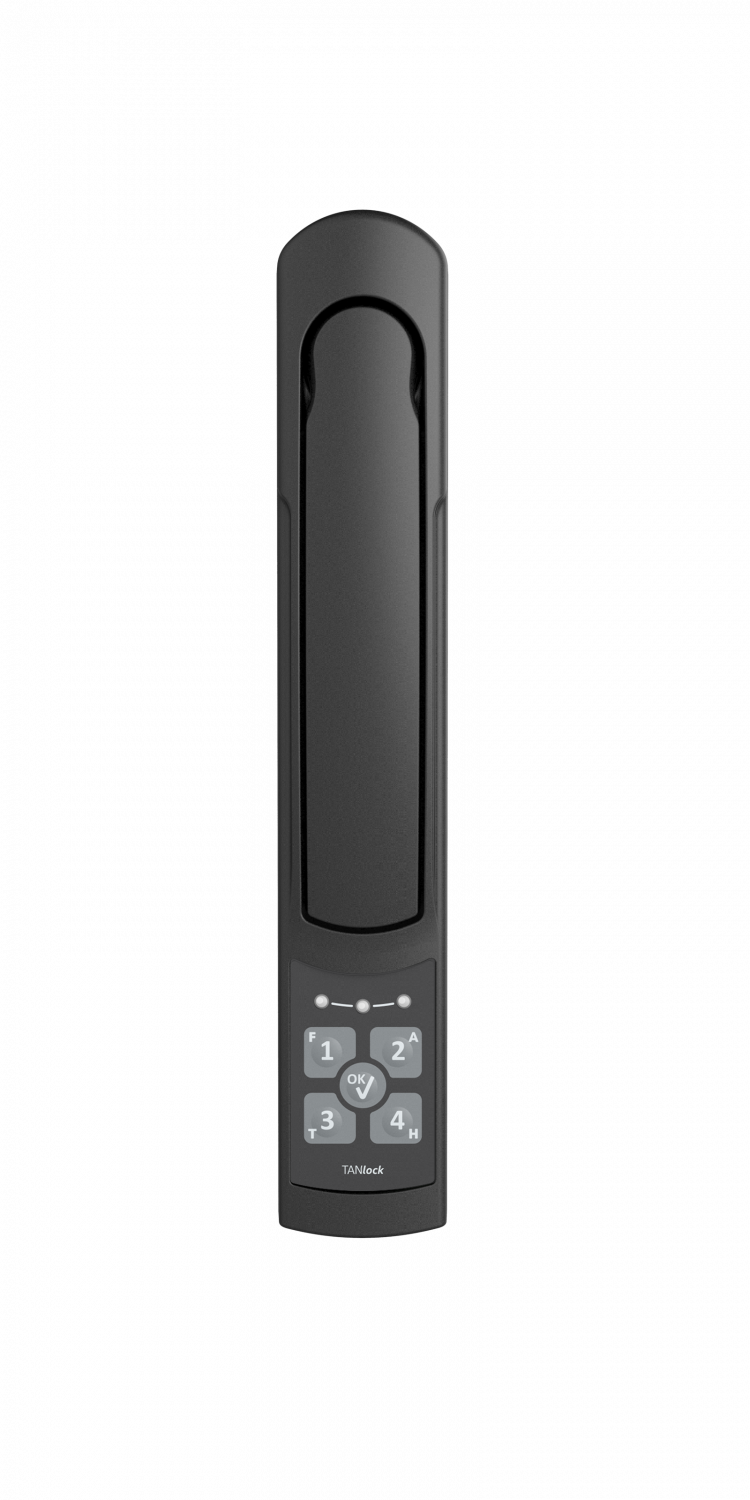 The electronic lock for server cabinets and data centers